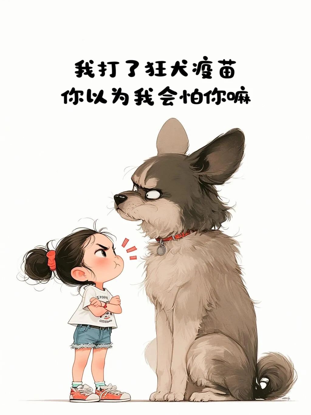 你以为我会怕你吗 小女孩 短句 怼人 不带脏字骂人 文案-Ai玩表情-51052.com
