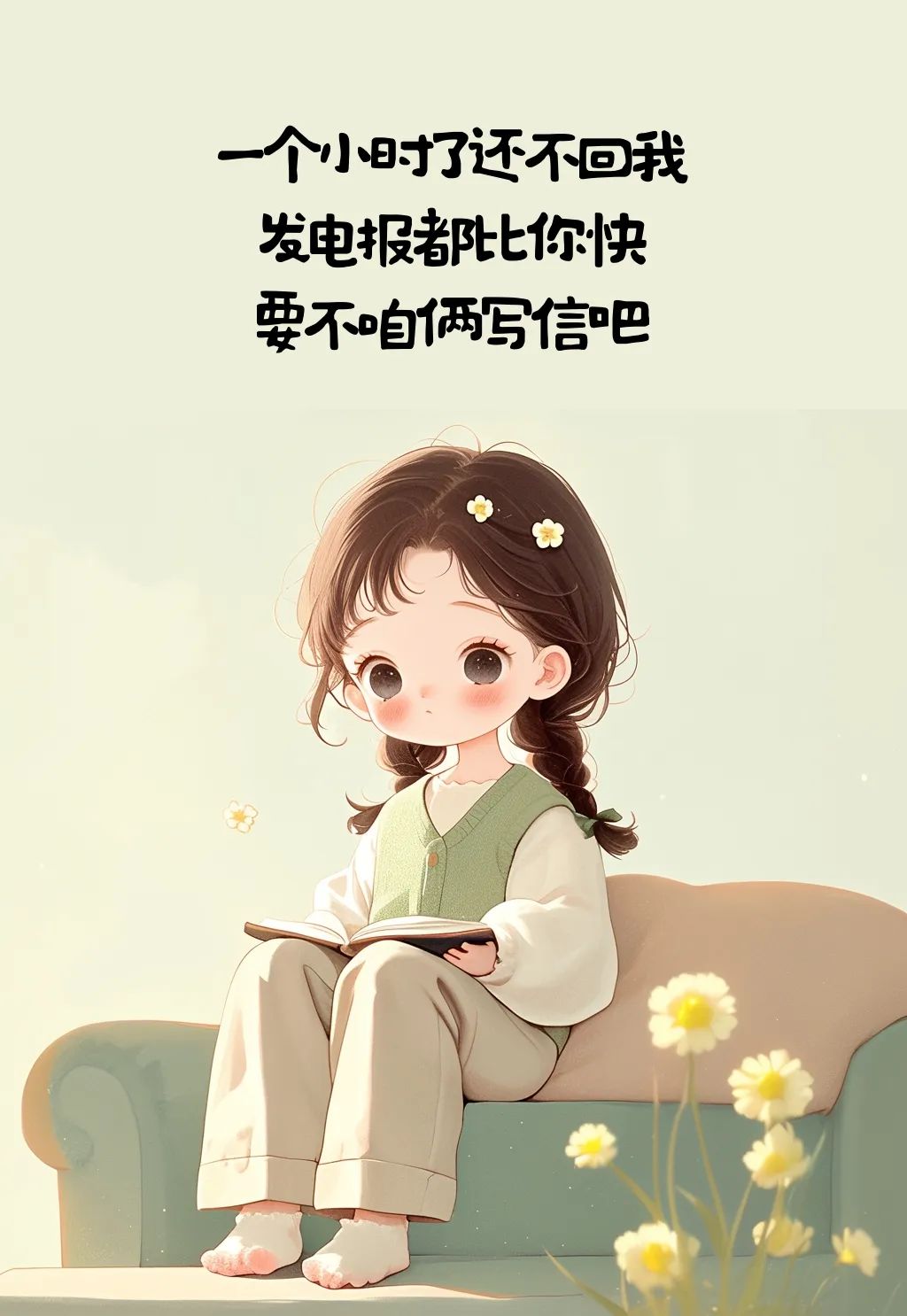 发电报都比你回消息快表情包_超清下载一键转发 - AI玩表情 | 51052.com